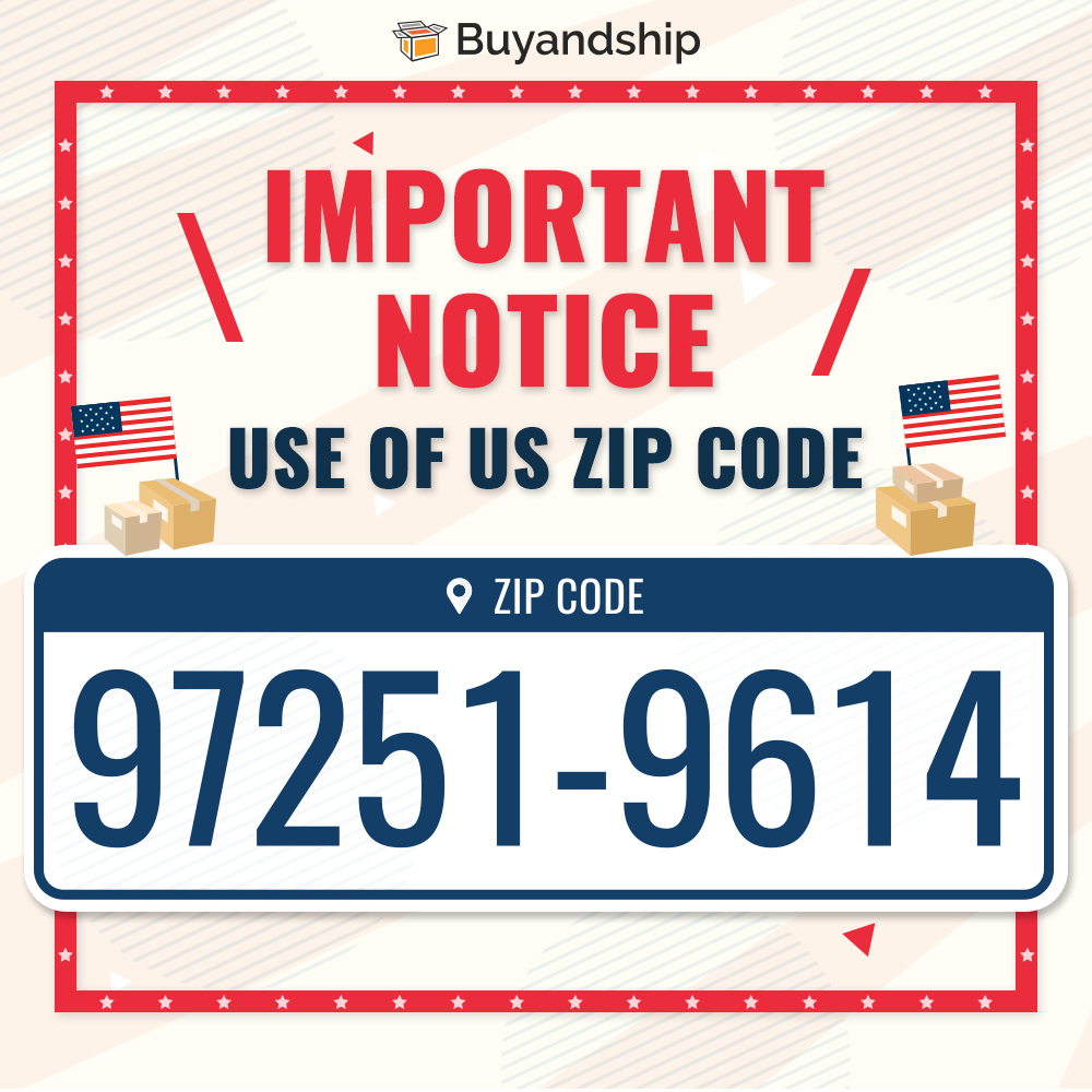Important Notice Use Of Correct US Warehouse Zip Code Buyandship Singapore important-notice-use-of-correct-us-warehouse-zip-code-buyandship-singapore