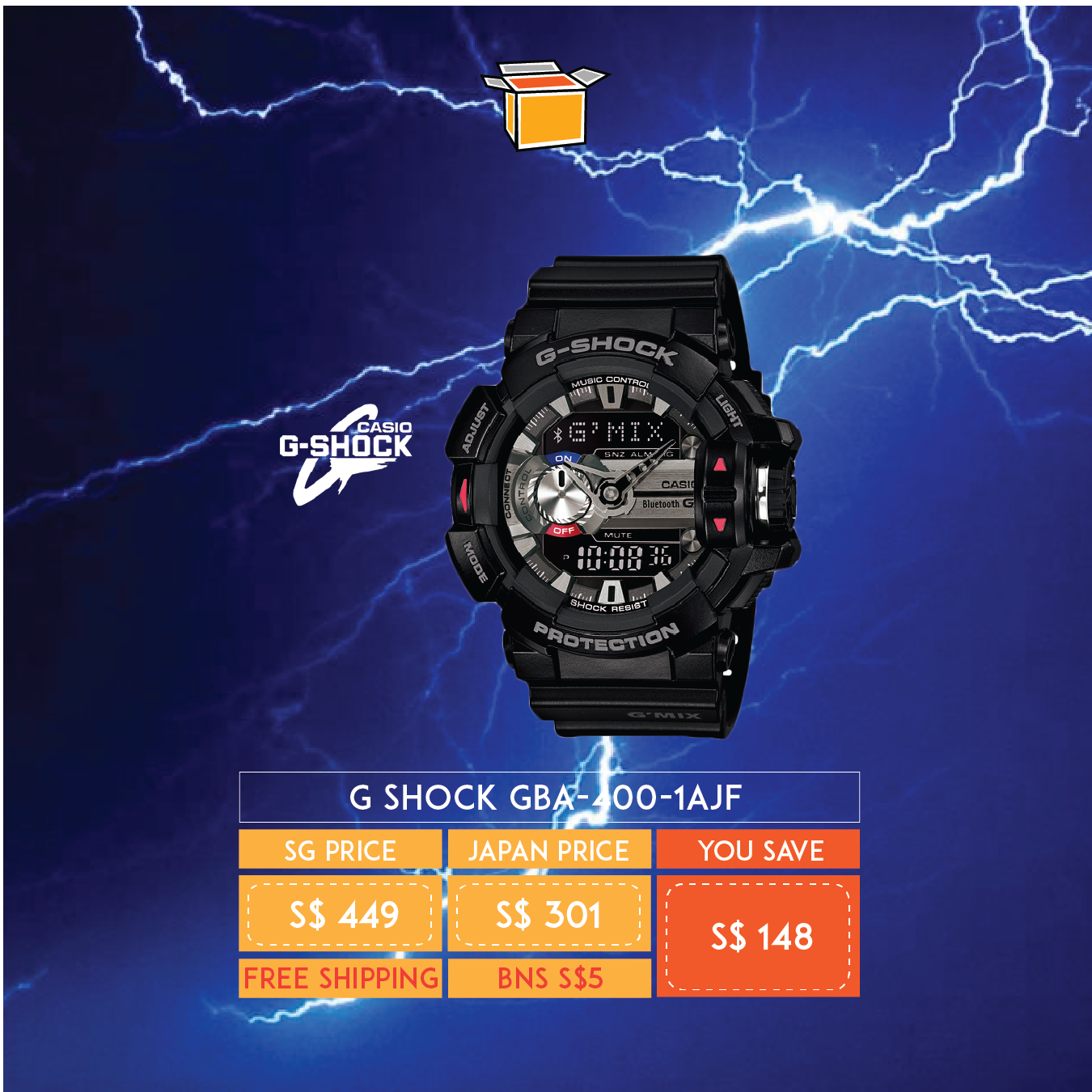 G-Mix G-Shock Watch｜Buy&Ship Singapore