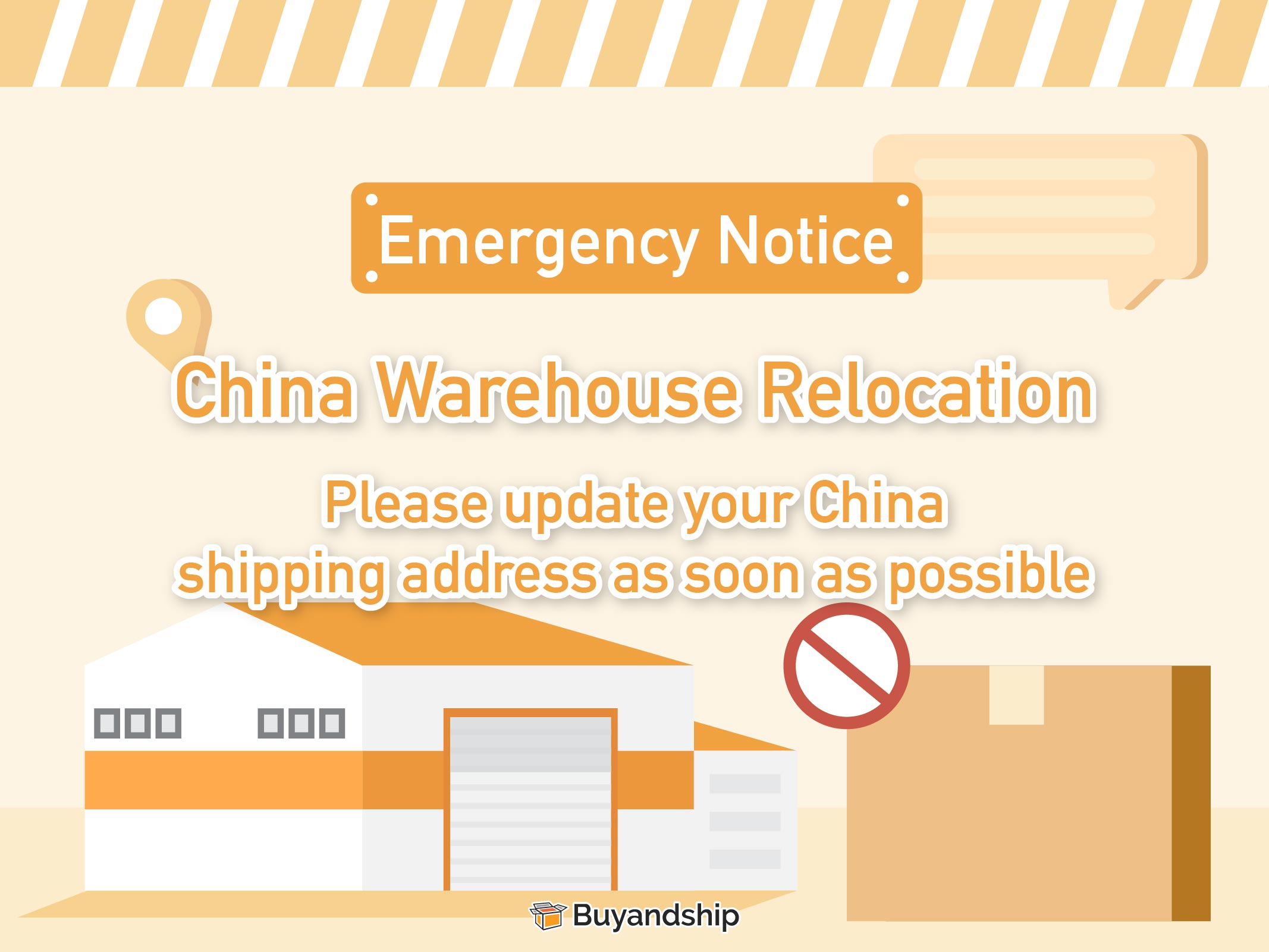 【Service Announcement】China Warehouse Relocation｜Buy&Ship Singapore