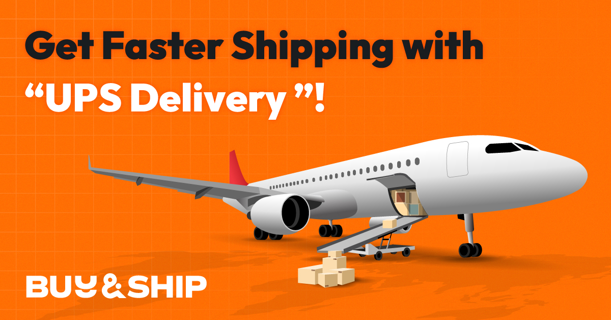 Faster Delivery Option “UPS Delivery” Available Now! | Buy&Ship Singapore
